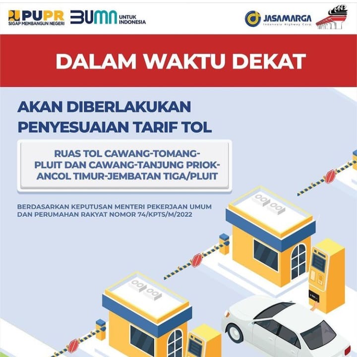 Tarif Tol Dalam Kota Jakarta Naik Dalam Waktu Dekat, Berapa Ya ... Tarif Tol Dalam Kota Jakarta Naik Dalam Waktu Dekat, Berapa Ya ...
